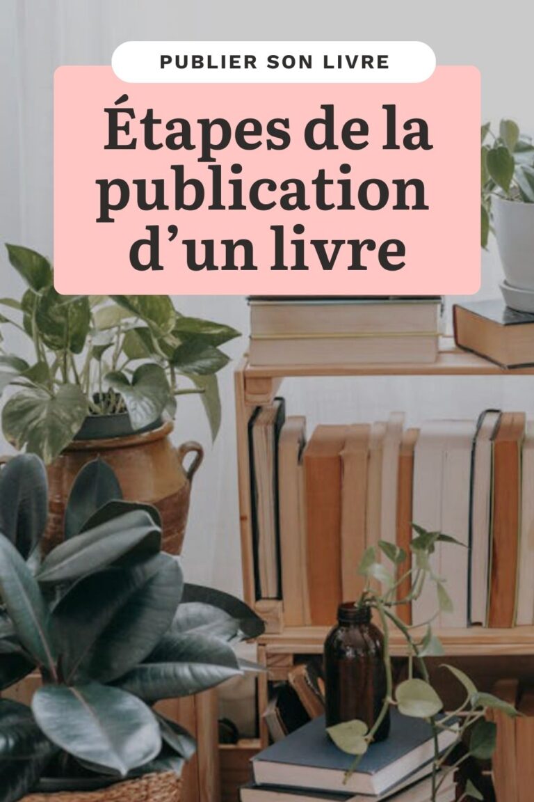Quelles sont les principales étapes de la publication d'un livre ...